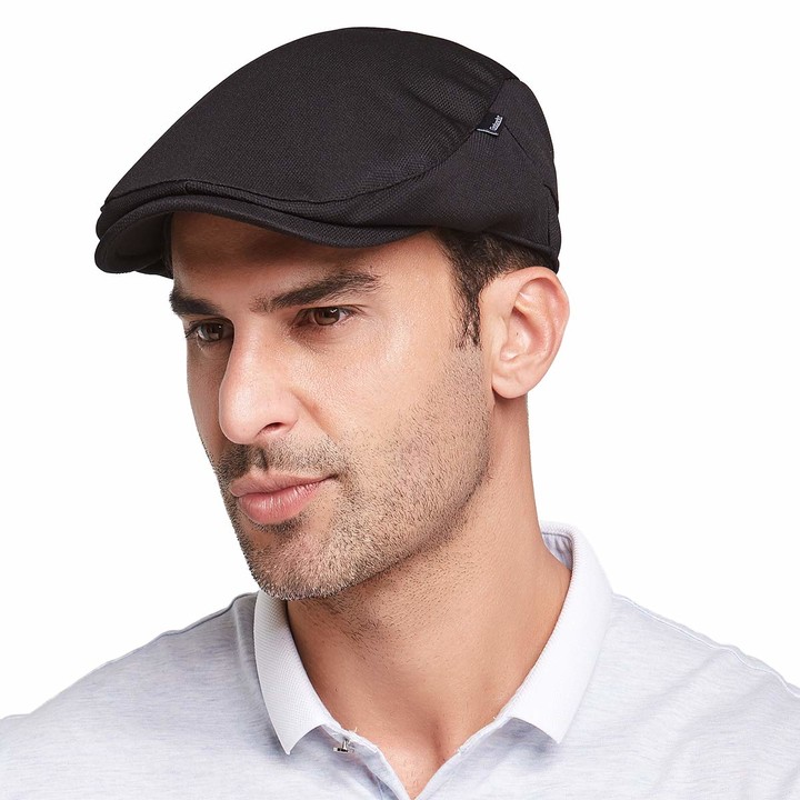 Gisdanchz Newsboy Caps for Men Mens Flat Cap Ivy Cap Cabby Cap Pageboy ...