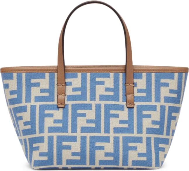 Fendi Roll FF Jacquard Mini Tote Bag - ShopStyle