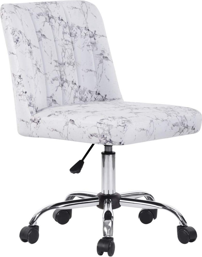 FurnitureR Home Office Computer Desk Contemporary Swivel Task Work ...