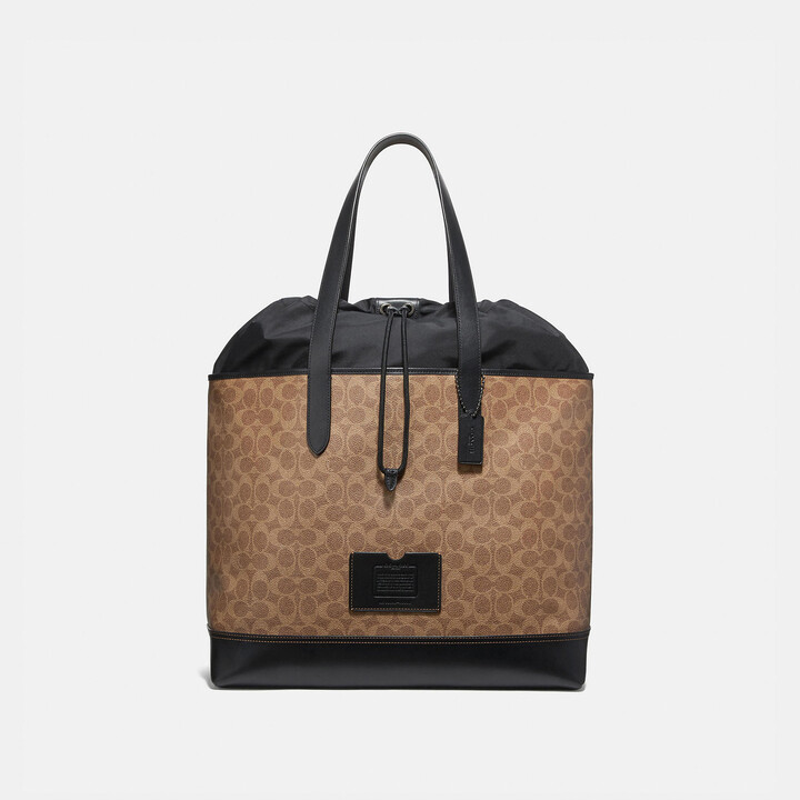 Coach Outlet Men's Academy Travel Tote In Signature Canvas - ShopStyle
