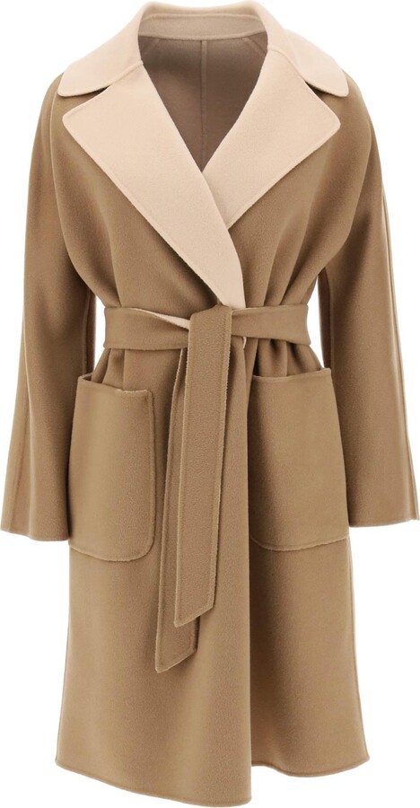 Weekend Max Mara 'rail' Reversible Wrap Coat - ShopStyle