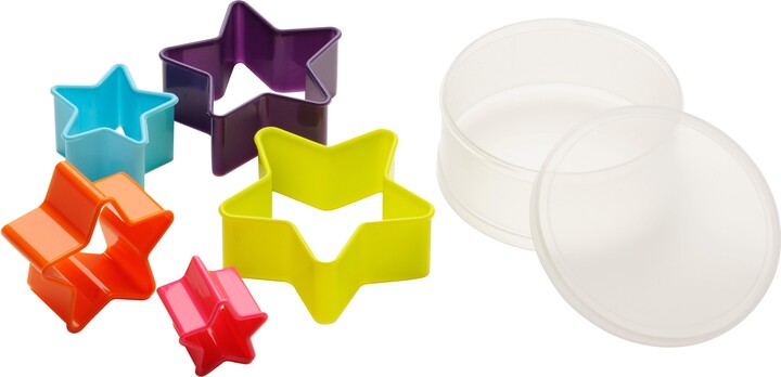 Premier Housewares Coloured Shape Cutters 5Pc Star Shape Cutter ...