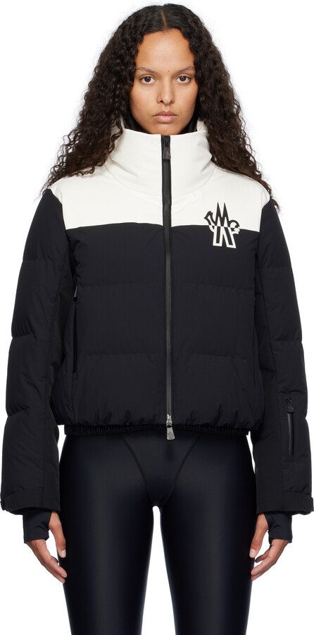 MONCLER GRENOBLE Black & White Stennes Down Jacket - ShopStyle
