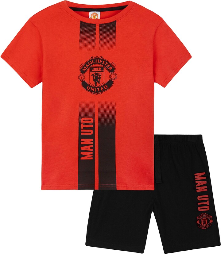 Manchester United F.C. Boys Pyjamas Official Football PJs for Kids and ...