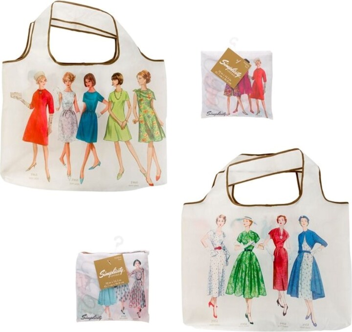 Dunelm Simplicity Vintage Folding Tote Bag Bundle MultiColoured - ShopStyle