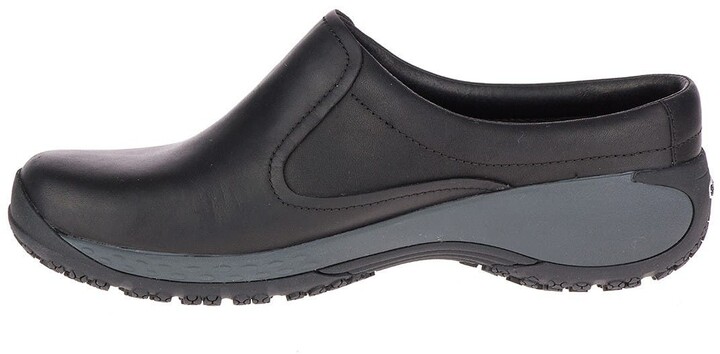 Merrell Encore Moc Q2 Pro Slip-On Leather Work Shoe - ShopStyle