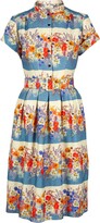 Palava - Louise - Chalk Blue Edible Flowers Dress - ShopStyle