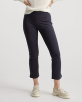 Quince Ultra-Stretch Ponte Kick Flare Pant - ShopStyle