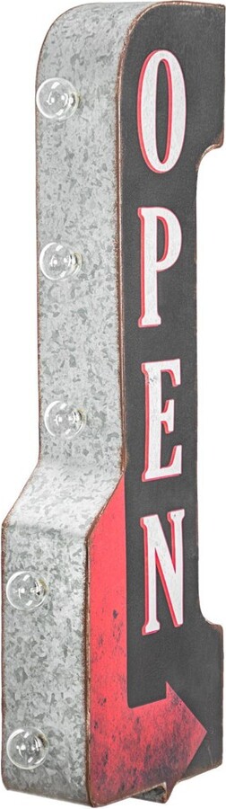 Vintage Open LED Marquee Arrow Sign Black - American Art Decor - ShopStyle