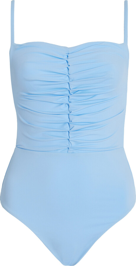 Moré Noir Blair Ruched One-Piece Swimsuit - ShopStyle