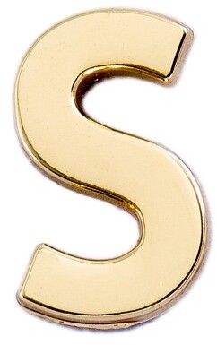 Make Heads Turn - Golden Letter S Pin - ShopStyle