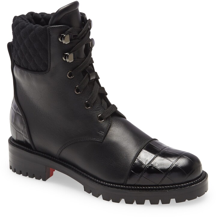 Christian Louboutin Mayr Combat Boot - ShopStyle