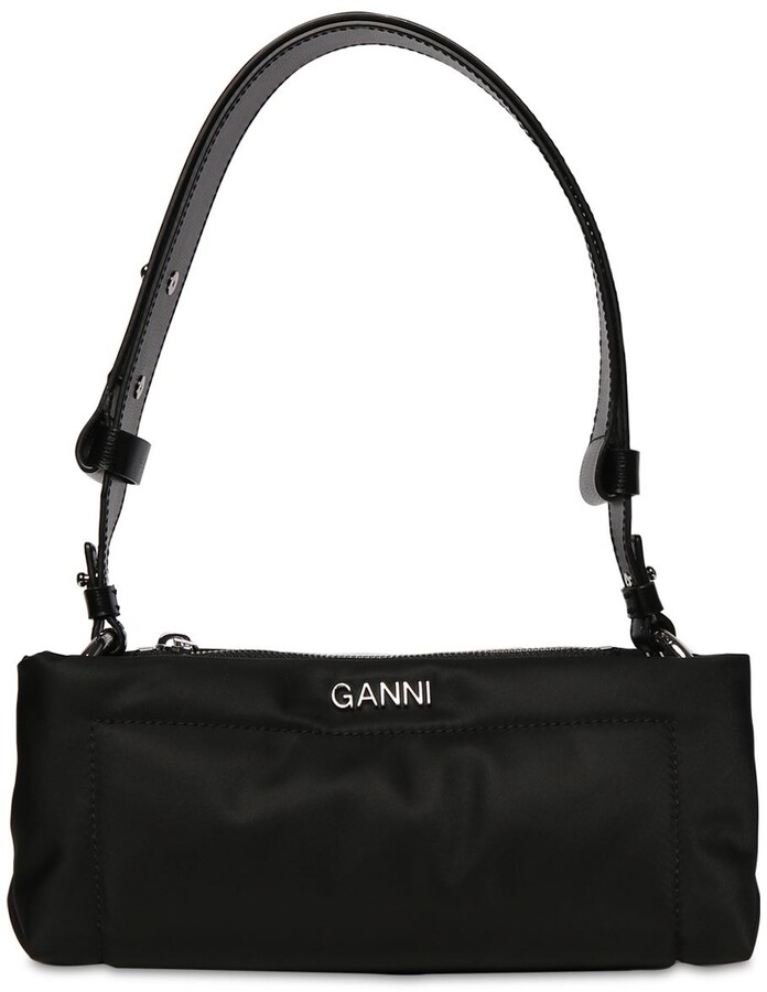 Ganni Pillow Baguette recycled nylon bag - ShopStyle
