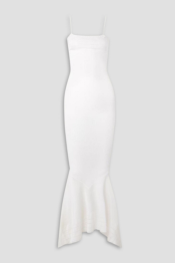 Alexandre Vauthier Perforated stretch-knit gown - ShopStyle Evening Dresses