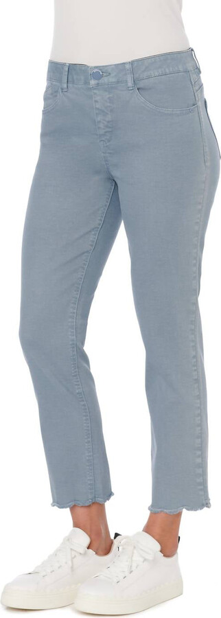 Democracy Ab'solution High Rise Slim Straight Crop With Scalloped Fray ...