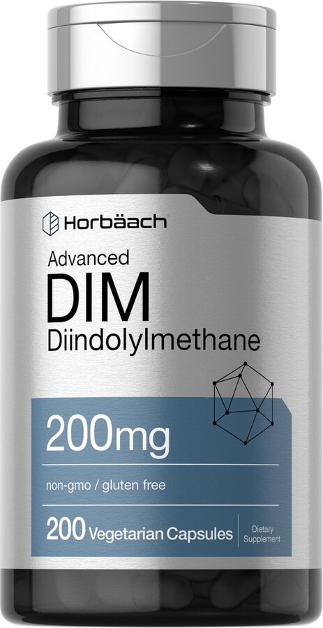Horbaach DIM 200mg (Advanced Diindolylmethane) | 200 Capsules ...
