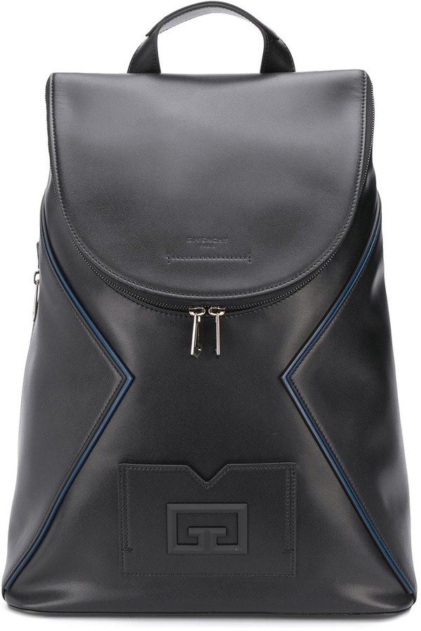 Givenchy Embossed Logo Leather Backpack - ShopStyle