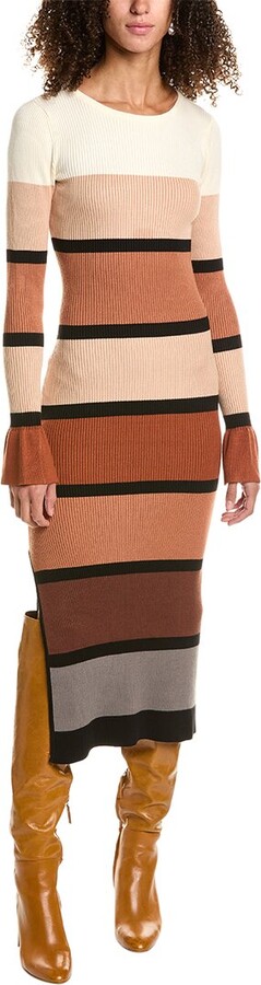 Rachel Parcell Colorblocked Midi Dress - ShopStyle