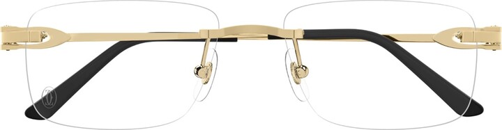 Cartier Ct0521o C De 001 Gold Glasses - ShopStyle Eyeglasses