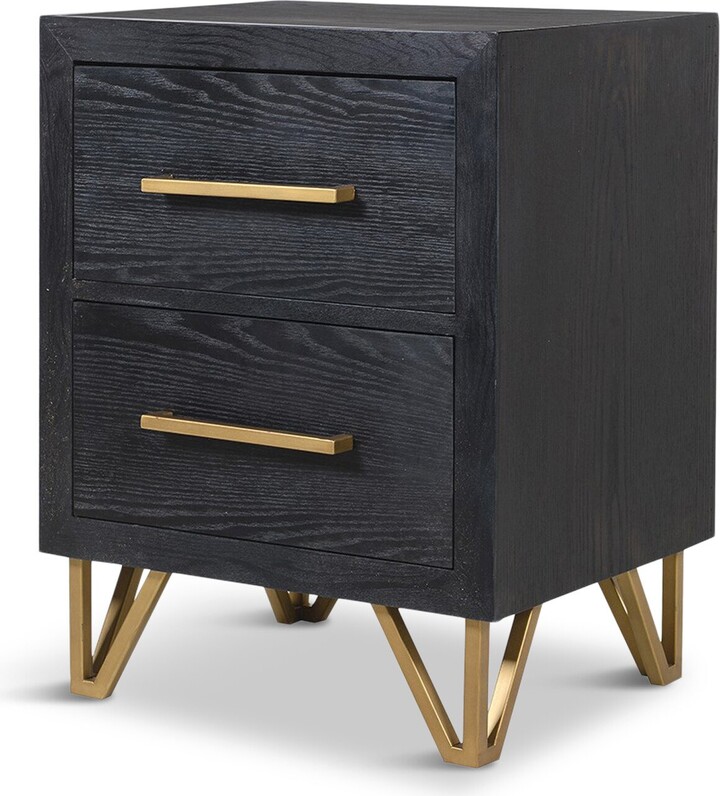 H&D Décor OCCASIONAL 2 Drawer Bedside table - ShopStyle Nightstands