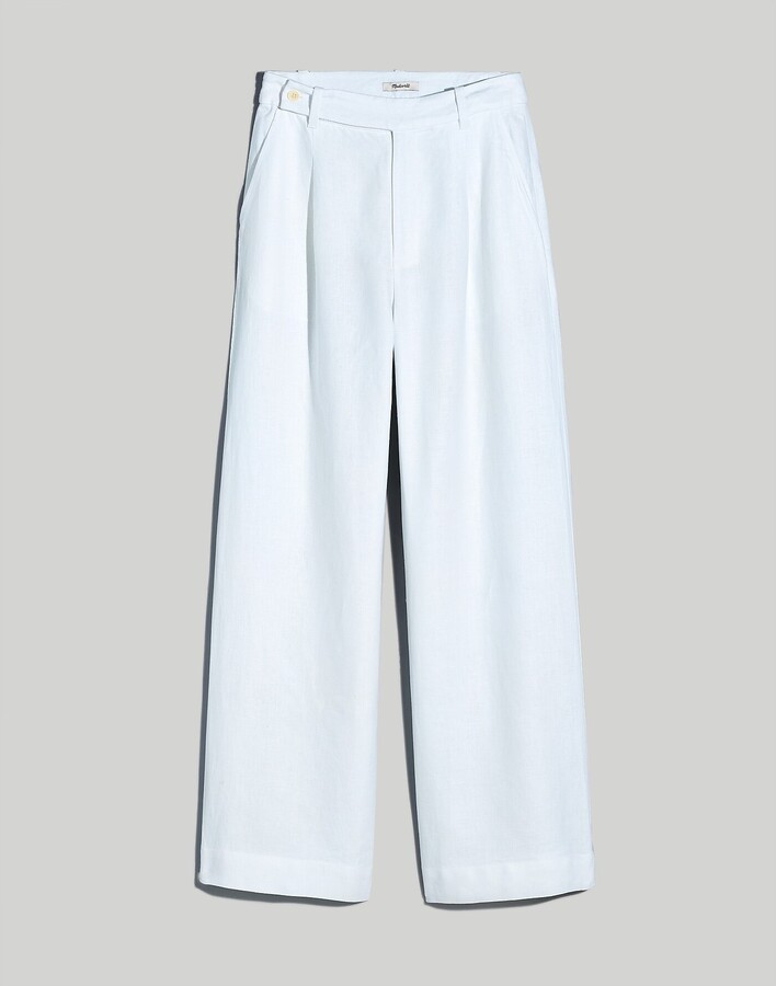 Madewell The Plus Harlow Wide-Leg Pant in 100% Linen - ShopStyle