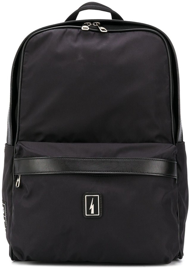 Neil Barrett Logo Patch Backpack - ShopStyle