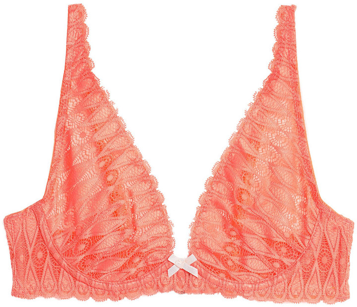 Heidi Klum Intimates Dreamtime Scalloped Stretch-leavers Lace ...