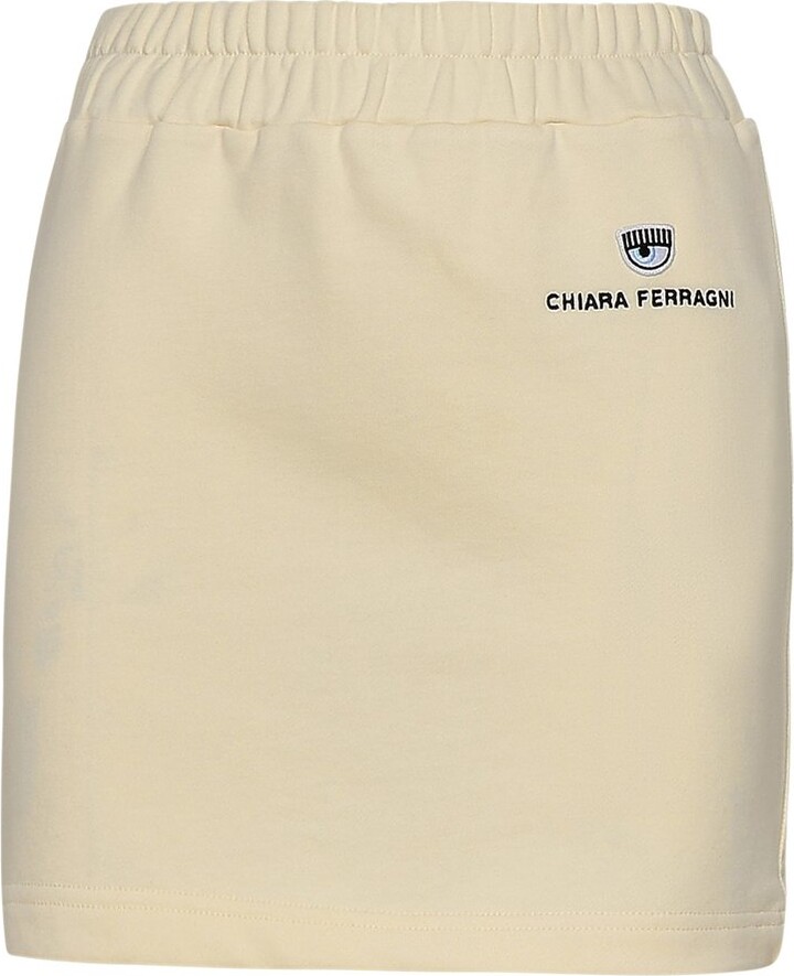 Chiara Ferragni Logo Detailed Mini Skirt - ShopStyle