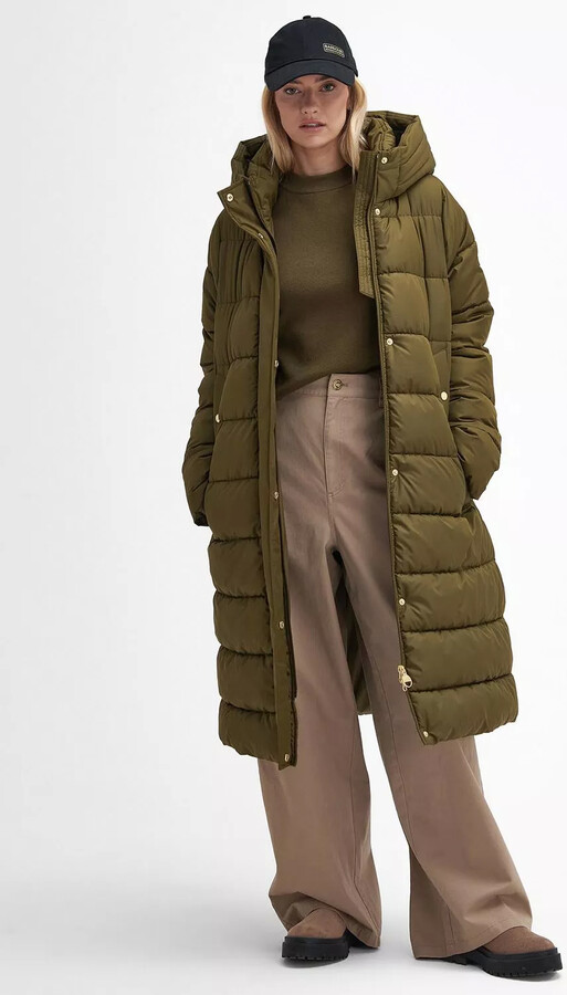 Barbour International Barron Longline Puffer Jacket - ShopStyle