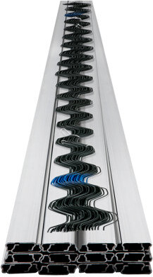 VEVOR Spring Wire and Lock Channel,6.56ft Spring Lock & U-Channel ...