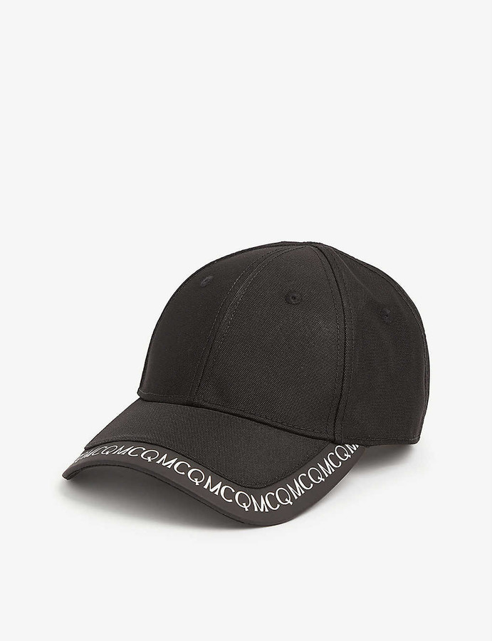 McQ Swallow Logo-tape woven cap - ShopStyle Hats