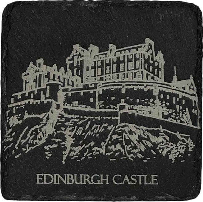 Selbrae House Edinburgh Castle Slate Coaster - ShopStyle