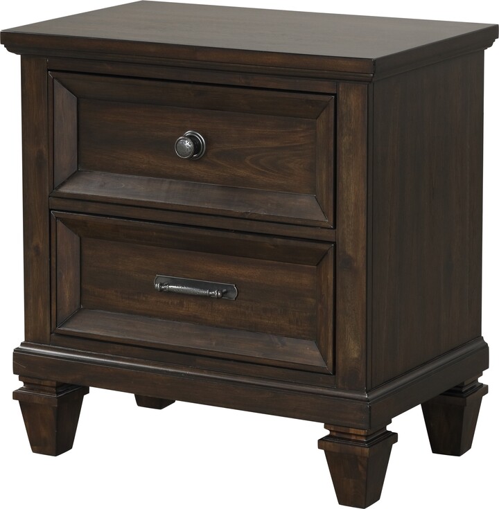 Global Pronex Contemporary Hamilton Nightstand in Walnut made with ...