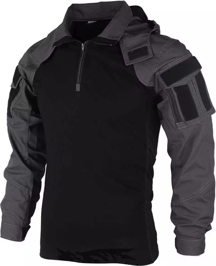 CJQJPNZ Tactical Hunting Shirt Combat Uniform Outdoor Tactical Wearing ...