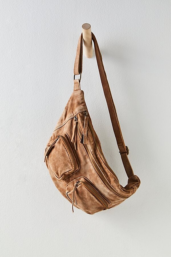 Samara Suede Sling Bag by FP Collection at Free People, Desert Sands ...