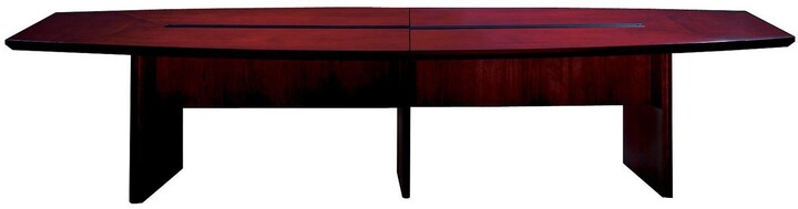 Mayline Corsica Series 14-foot Boat-shaped Conference Table - 168 x 54 ...