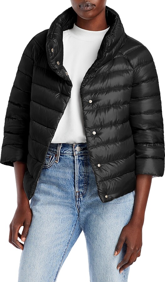 Herno Sofia Iconico Cropped Down Puffer Coat - ShopStyle