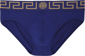 Versace Greca border briefs - ShopStyle