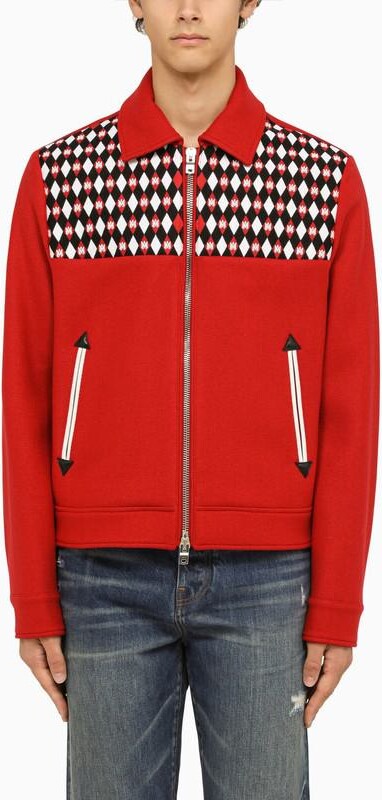 Amiri jacket with diamond pattern - ShopStyle