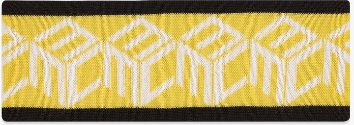 MCM Après-Ski Cubic Monogram Jacquard Wool Headband - ShopStyle Hats