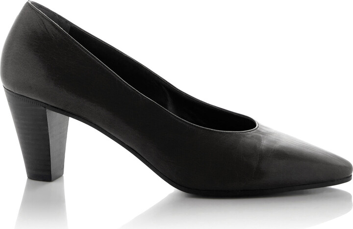 The Row Charlotte Leather Pumps - ShopStyle