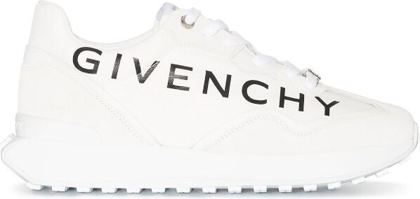 Givenchy White GIV Runner Leather Sneakers - ShopStyle