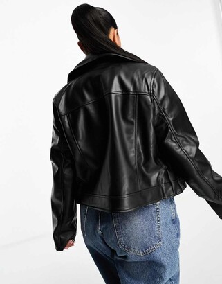 ASOS Women's Leather & Faux Leather Jackets | ShopStyle