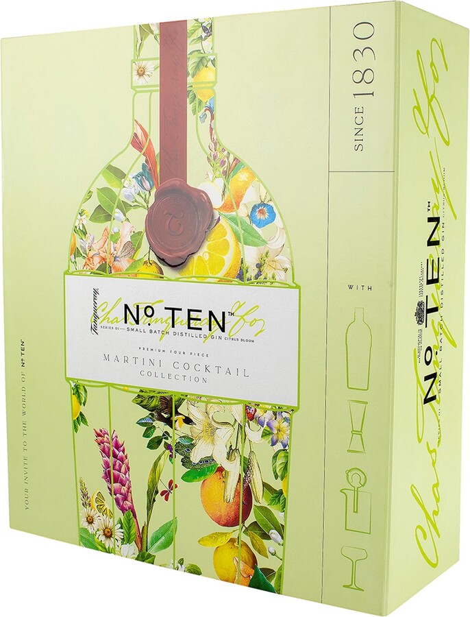 Tanqueray Tanqueray No. Ten Gin Martini Cocktail Collection Gift Box - ShopStyle Food & Beverage