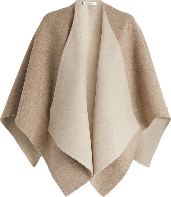 Max Mara Alpaca-Wool-Blend Cape - ShopStyle