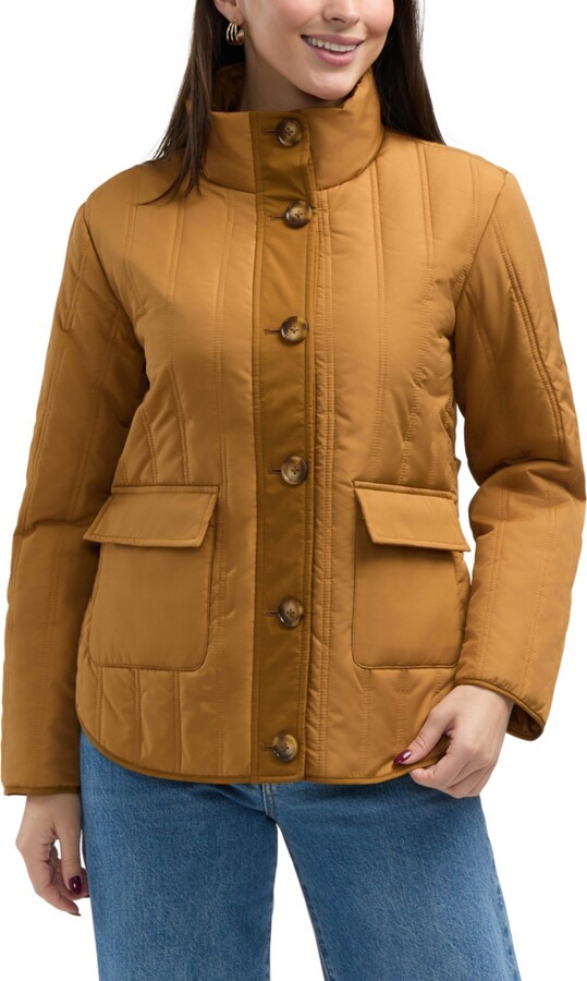 Ellen Tracy Women s Light Weight Quilted Jacket - ShopStyle Outerwear