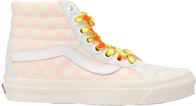 Vans Sk8 High-Top Checkerboard Lace-Up Sneakers - ShopStyle Trainers ...