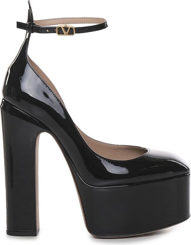 Valentino Tan-Go Round Toe Platform Pumps - ShopStyle