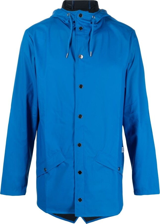 Rains Hooded Waterproof Raincoat - ShopStyle