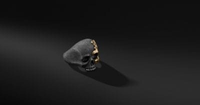 David Yurman Waves Large Skull Ring With 18K Gold - ShopStyle Jewelry